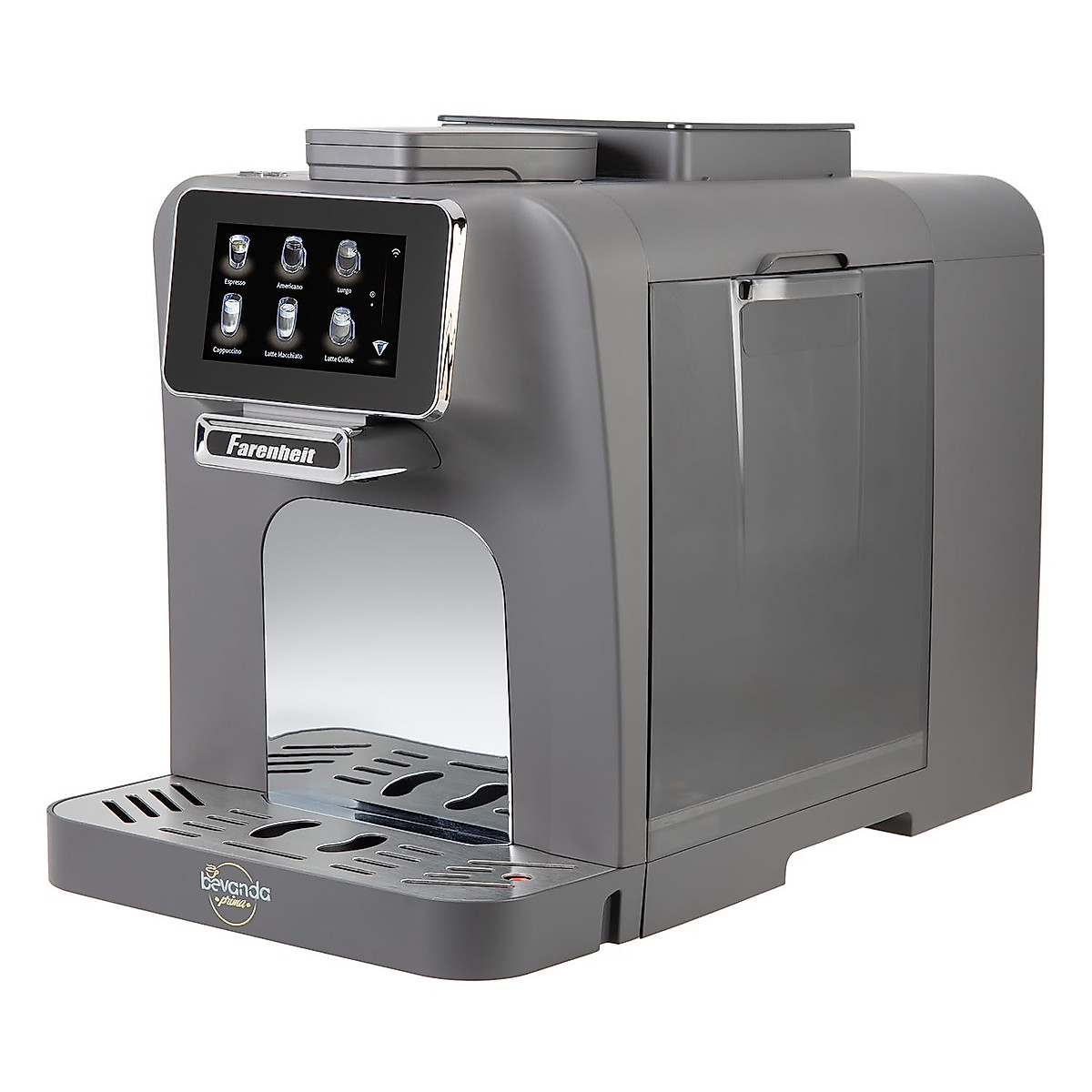 Farenheit Bevanda Prima Automatic Coffee Maker - Cafetera Automatica, Espresso Cafe Machine, Touchscreen 5 Mode Brewer Frother, Self Cleaning - Grinding Expresso Barista Bar