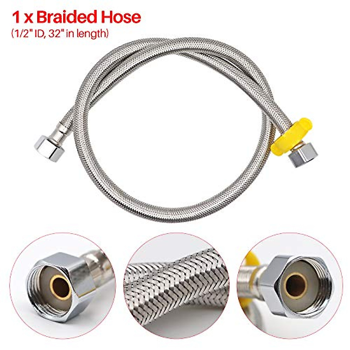 Automatic Watering Feeder Trough Bowl with Pipe Float Ball Valve for Livestock Cattle Horse Goat Sheep Stainless Steel Pet Dog Waterer Dispenser