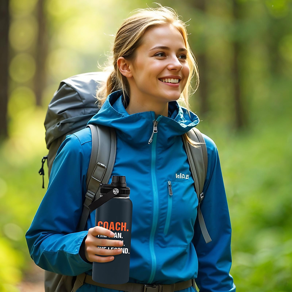 WWHSAI Coach Gifts - Baseball, Soccer Coach Gifts for men, Cheer Coach Gift - Birthday Gift Idea for Appreciation coach men - 32oz Insulated Travel Water Bottle Coffee Mug Coach Nutriton Facts