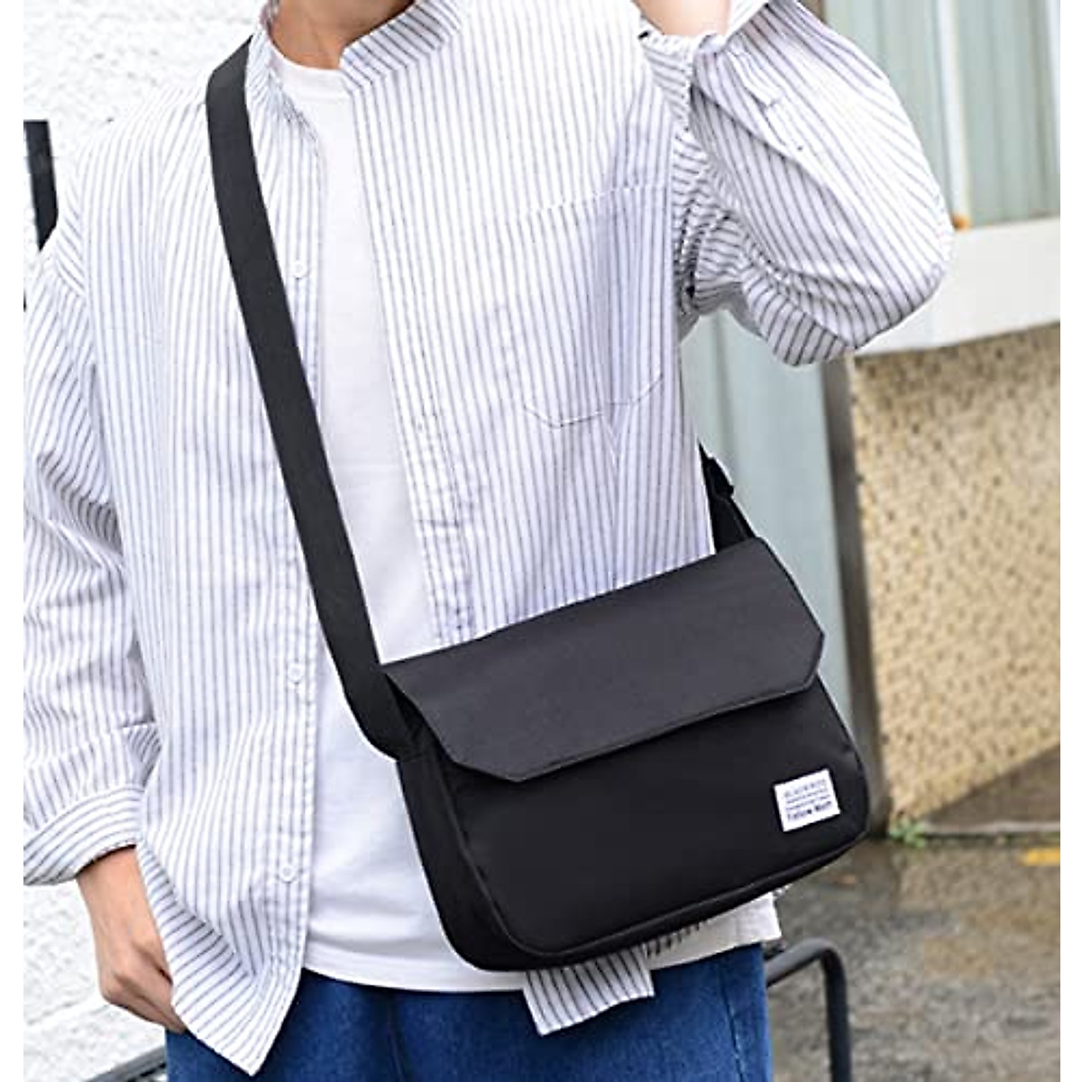 JBB Messenger Bag for Men Women Nylon Satchel Crossbody Bags Casual ShoulderBags Lightweight Purse