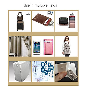 Faraday Fabric Kit Faraday Cage (44in W x 9ft L) Seal RF Enclosures Military Grade Conductive Material Shields RF Signals (WiFi, Cell, Bluetooth) 3 Yards Faraday Blanket