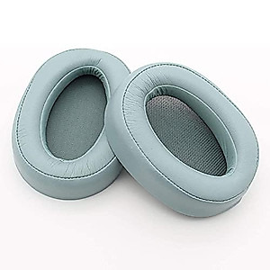 Replacement MDR-100ABN Earpads Ear Pads Protein Leather Ear Cushion Repair Parts Compatible with Sony WH-H900N MDR-100ABN Wireless Noise Canceling Over-Ear Headphones (Mint Green)