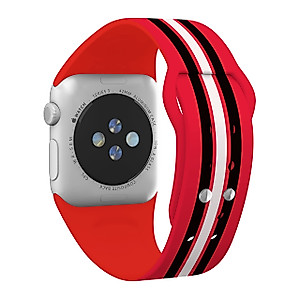 Game Time Kansas City Chiefs HD Combo Package Compatible with Apple Watch and AirPods Gen 1&2 (38/40/41mm Long)