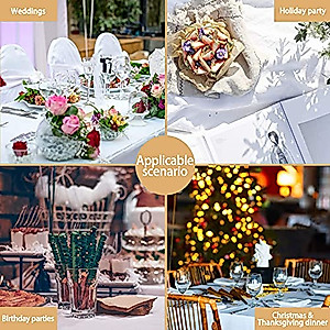 FYY Disposable Plastic Tablecloths,[4 Pack ] Plastic Tablecloths for Indoor or Outdoor Tables Parties Christmas Picnic Birthdays and Weddings 54" X 108"