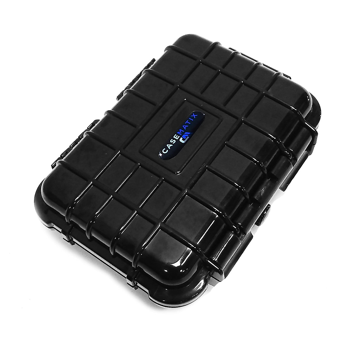 CASEMATIX Travel Case Compatible with GPS Garmin inReach Messenger Satellite Communicator and Accessories in a Rugged, Waterproof Shell, Includes Case Only with Custom Foam