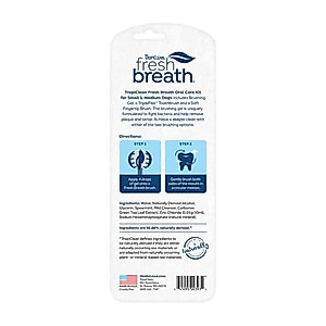 Fresh Breath Certified Wellness Collection Vet Strength Oral Care Kit for Small & Medium Dogs - Removes Plaque & Tartar - Freshens Bad Dog Breath - Teeth Cleaning Kit