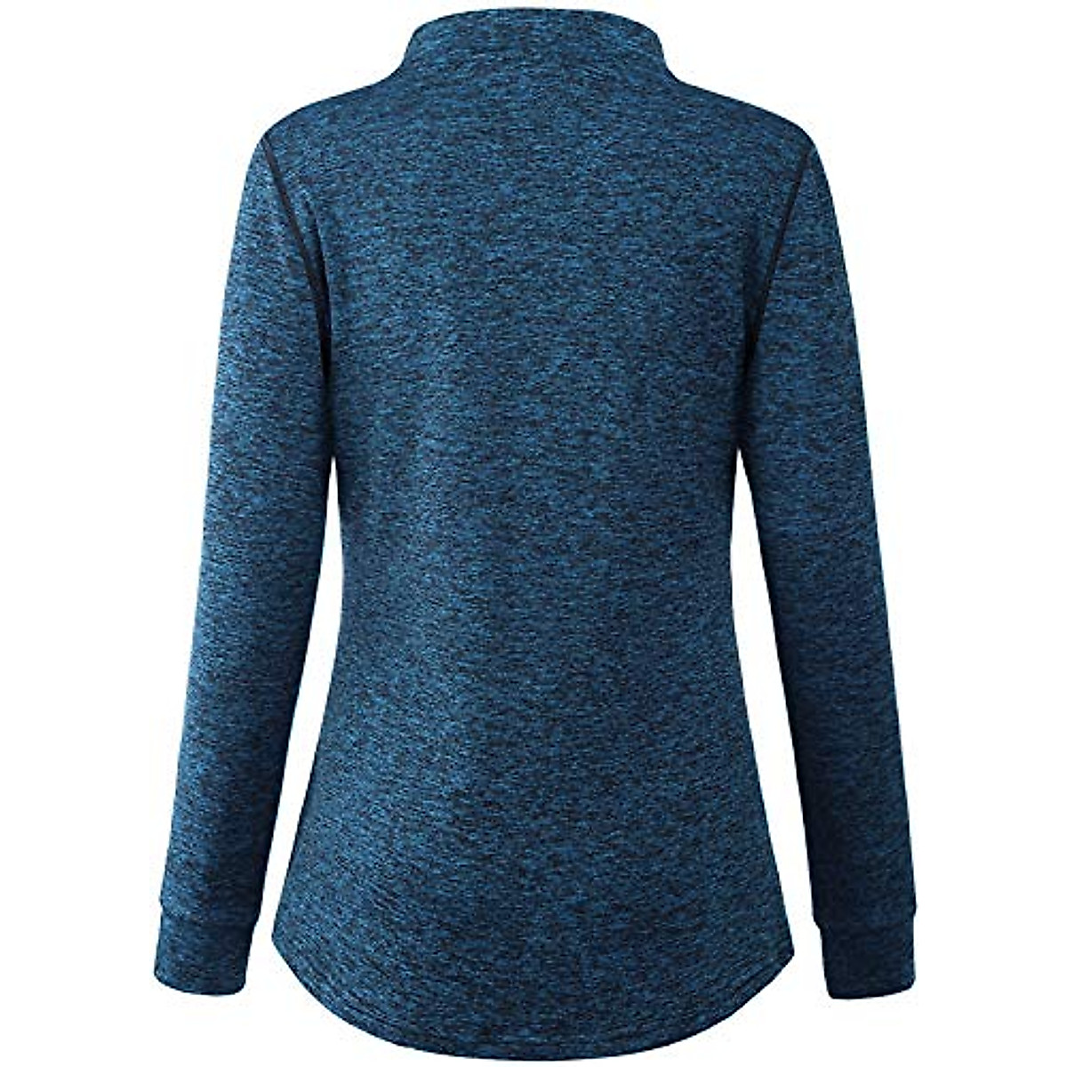 Fulbelle Thermal Fleece Long Sleeve Workout Shirts Women,Thumbhole Fall Fashion Winter Outdoor Running Casual Blouses Exercise Sweatshirts Athletic Performance Sweater Pullover Dark Blue Small