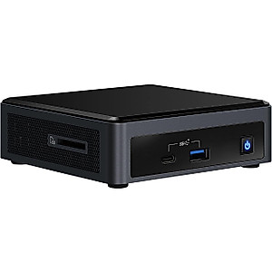 NUC Kit-10I3FNKN1 Home & Business Mini Desktop Black (Intel i3-10110U 2-Core, 16GB RAM, 256GB m.2 SATA SSD, Intel UHD, WiFi, Bluetooth, 1xHDMI, SD Card, Win 10 Home) Hub, 16GB RAM|256GB SSD|Win10H