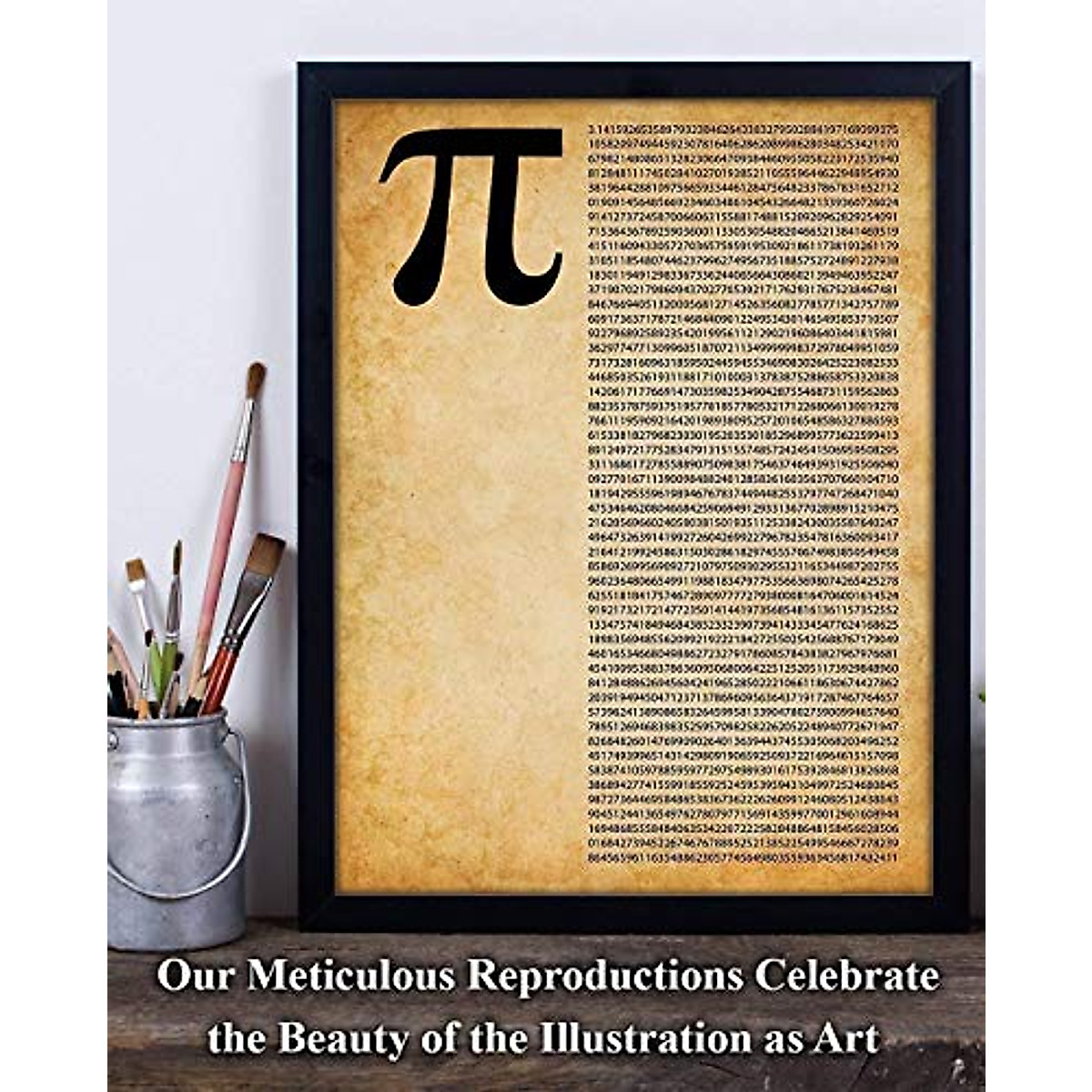 Math Art Prints - Pi - 11x14 Unframed Print - Classroom Wall Posters & Prints, Math Teacher Office Pictures For Wall, Classroom Posters High School College