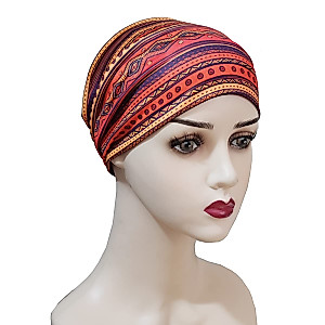 K-Elewon 3 Pack Women Wide Elastic Head Wrap Headband Sports yoga Hair Band Headwear(3 Pack(A26))