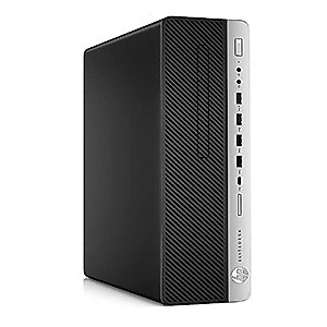 HP EliteDesk 800 G3 SFF Desktop Intel i7-7700 UP to 4.20GHz 32GB DDR4 New 512GB NVMe M.2 SSD Built in WiFi BT Dual Monitor Wireless Keyboard & Mouse Support Win10 Pro (Renewed)