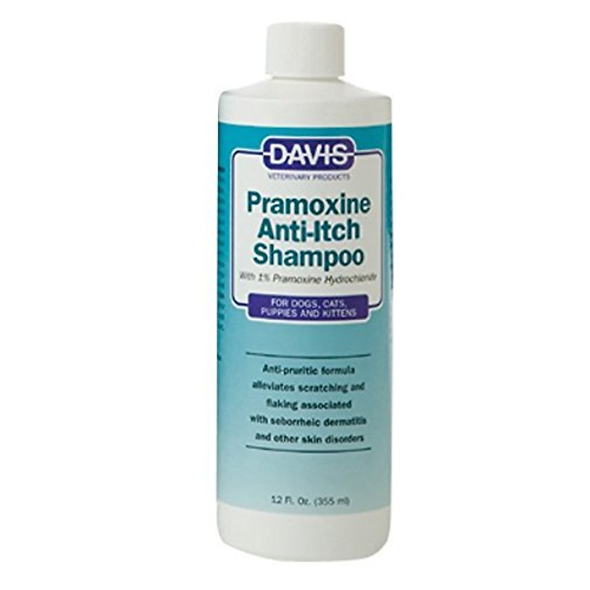 Davis Pramoxine Anti-Itch Dog and Cat Shampoo, 12-Ounce