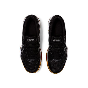 ASICS Women's Gel-Furtherup Volleyball Shoes, 8.5, Black/Black