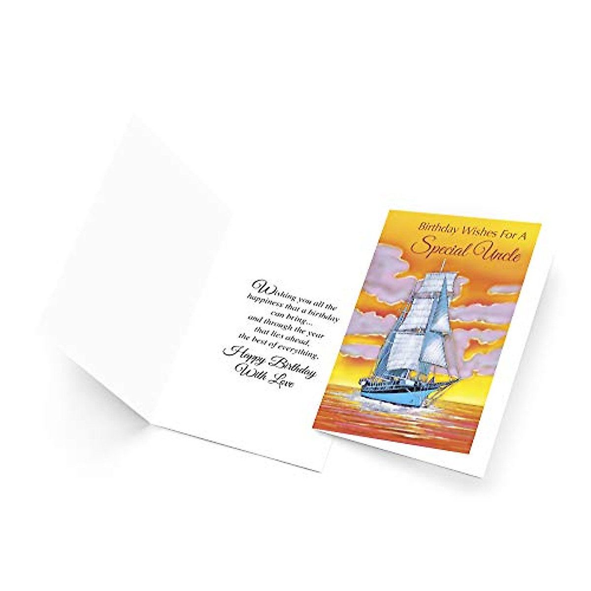 Birthday Card For Uncle | Made in America | Eco-Friendly | Thick Card Stock with Premium Envelope 5in x 7.75in | Packaged in Protective Mailer | Prime Greetings