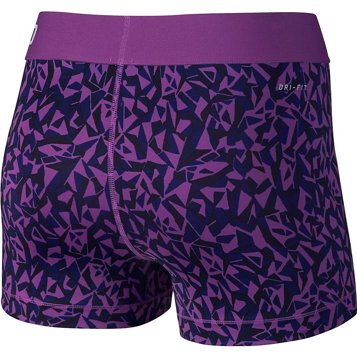 Nike Women's Pro 3" Cool Shorts Facet Cosmic Purple/Black/White LG X 3