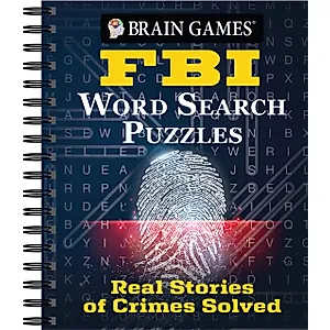 Brain Games - FBI Word Search Puzzles: Real Stories of Crimes Solved