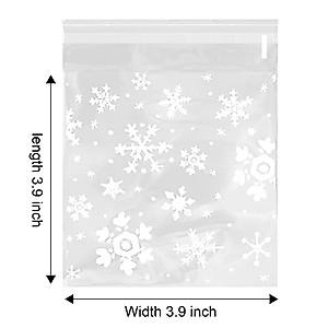 Artby7 Halloween Candy Snack Treat Bags, 100 Pack 3.9x3.9 Self Sealing Cellophane Bags for Small or Mini Pastry Cookie Treat on Wedding Birthday Graduation Party Gift Giving