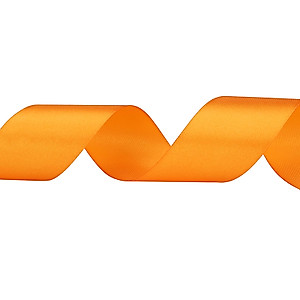 1-1/2 inches 50 Yard Orange Satin Ribbon for Gift Wrapping, Wedding, Crafts, Christmas,Easter, Floral, Hair, Invitation Decorations and More