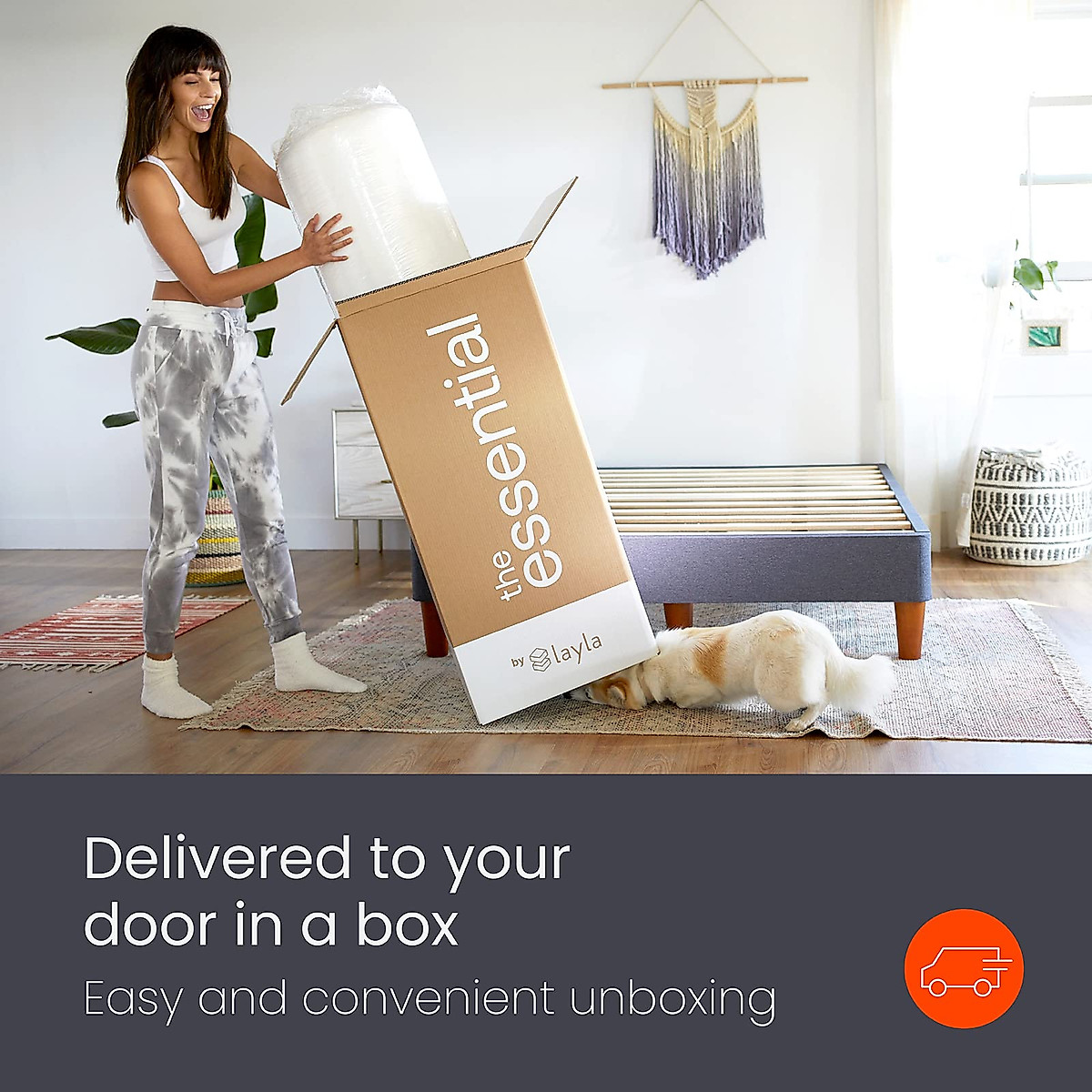 Layla The Essential Mattress 9 in | CertiPUR-US Certified Memory Foam | Get Improved Airflow with a Luxurious Feel | Fits All Sleeper Types | 10 Year Limited Warranty (Twin XL)