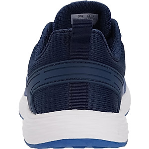 WHITIN Men's Wide Width Toe Box Shoes Size 9.5 Sneakers Knit Comfortable Zapatos para Male Fashion Casual Non Slip Cushioning Dark Blue 43