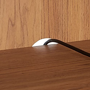 Safavieh Home Collection Piran Oak and Gold 4-Door 2-Shelf Media (65-inch Flat Screen) TV Stand