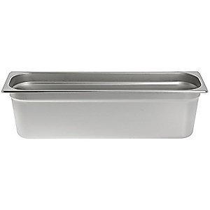 HUBERT® Steam Table Pan Hotel Pan 1/2 Size Long Stainless Steel - 6"D