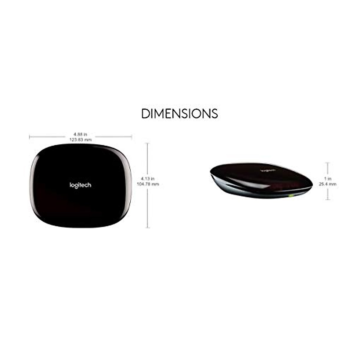 logitech 915-000238 Harmony Home Hub for Smartphone Control of 8 Home Entertainment and Automation Devices (Renewed)