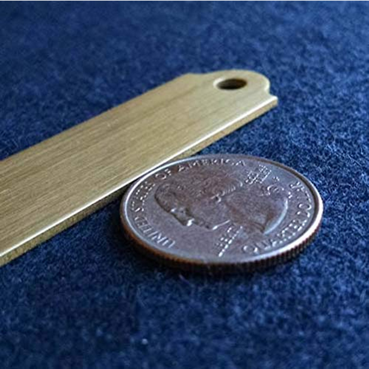 HALTER PLATE XLARGE THICK Notched Brass or Nickel Silver I.D. Plate .050" Thick Custom Engraved