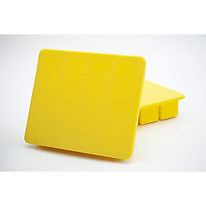 Rectangular Collins Ice Cube Mold with Lid - For Cocktail, Whiskey, Butter and More - BPA Free Silicone - 2 Trays - 4 Large Ice Cubes Per Tray