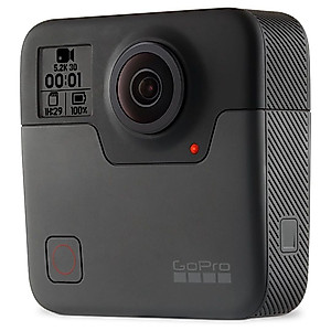 GoPro Camera Fusion - 360 Waterproof Digital VR Camera with Spherical 5.2K HD Video 18MP Photos