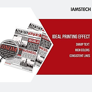 iamstech 057H 057 Toner Compatible with 057H 1-Pack Black High Yield Toner Cartridge Replacement for Canon imageCLASS MF445dw MF448dw MF449dw LBP226dw LBP227dw MF440 MF445 Printer Ink