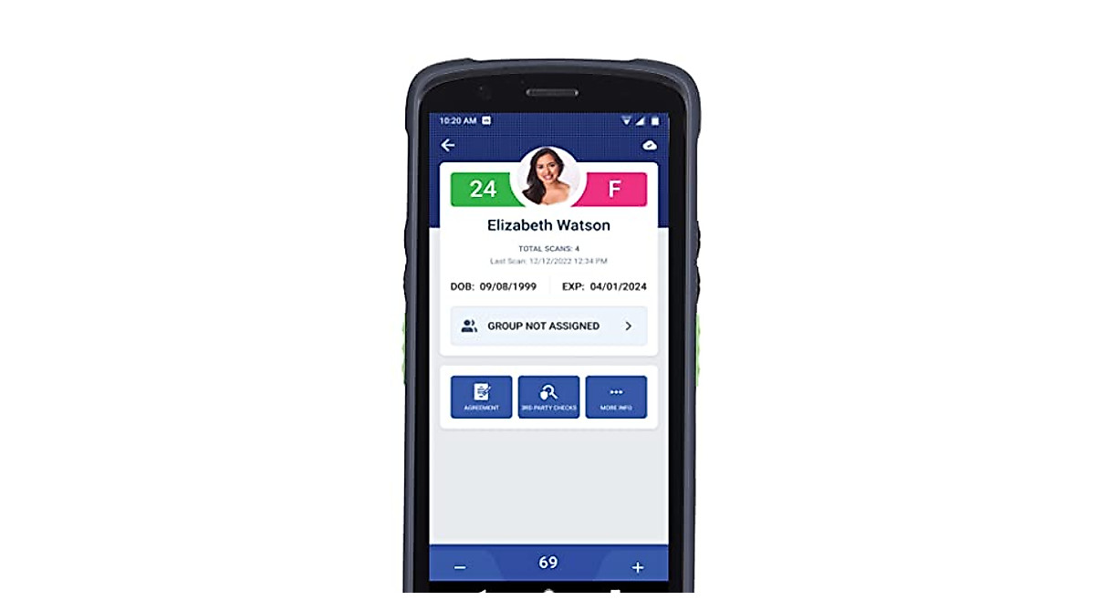 IDWare 9000 Handheld ID Scanner - Secure Age Verification