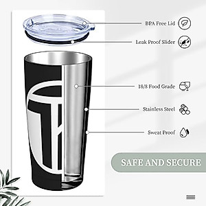 HIKTIEK Kate Musics Bush Stainless Steel Insulated Car Sippy Cup With Lid Travel Mug for Cold Hot 20 oz