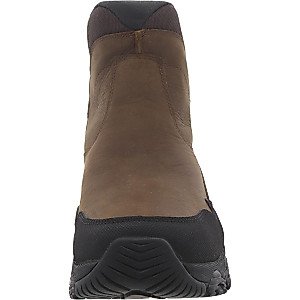 Merrell Men's Coldpack 3 Thermo Tall Zip Waterproof Snow Boot, Earth, 12 Wide