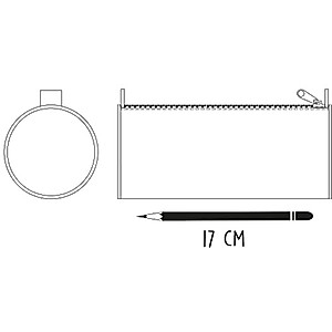 Miraculous Super Heroez Children's Pencil Case for Kindergarten, Nursery - 9 x 20 x 9 cm - Girls