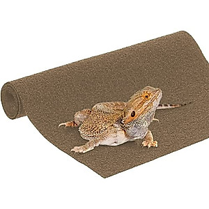 SunGrow Lizard Substrate Liner, Terrarium Bedding for Reptiles, Brown Color, 1 Pc per Pac