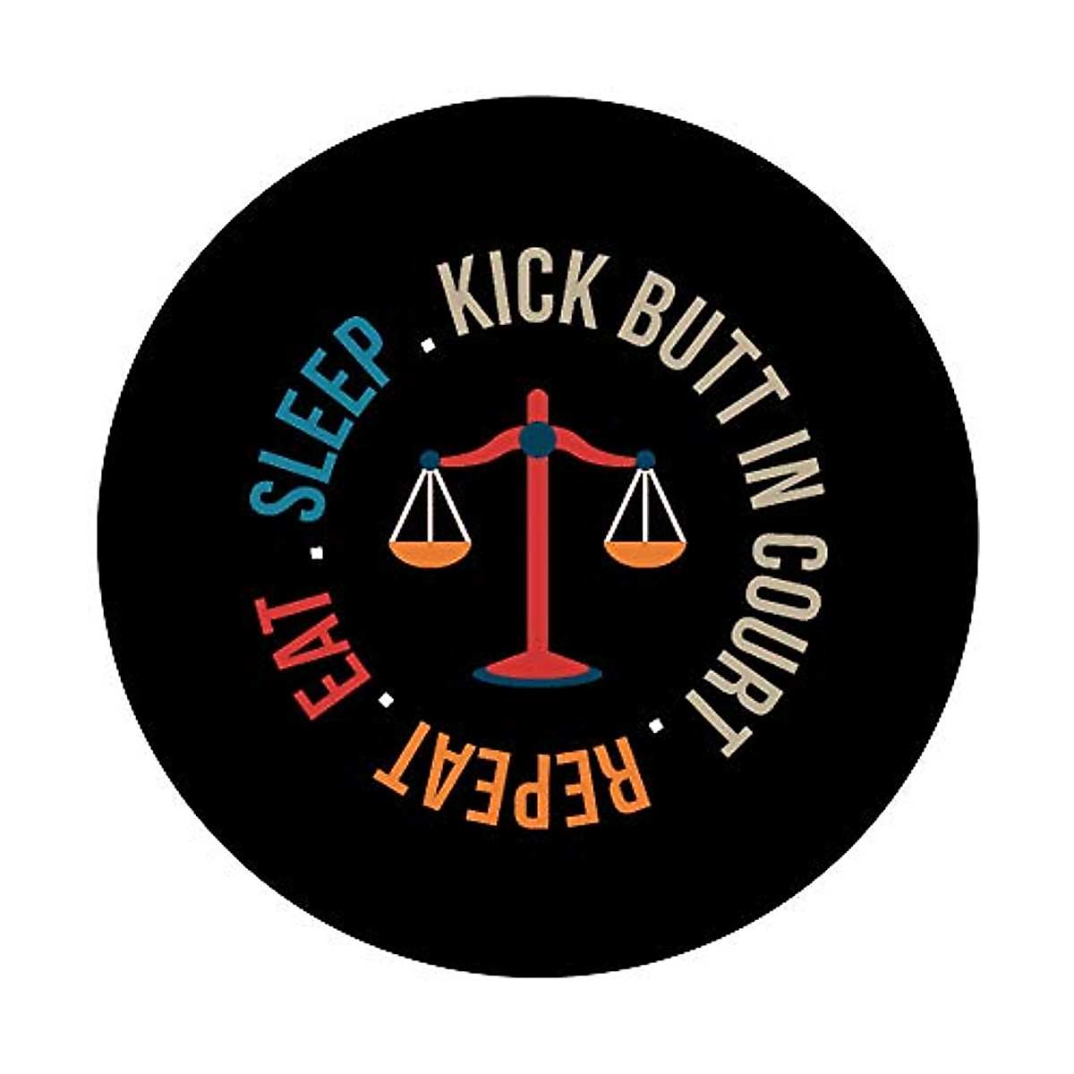 Funny Lawyer Attorney Law Student Bar Exam PopSockets Swappable PopGrip