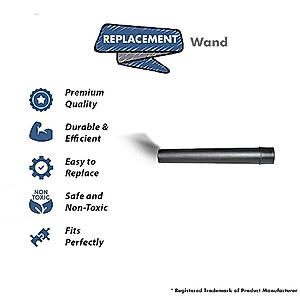Replacement Part For Bissell Cleanview Swivel Upright Bagless Vacuum Extention Wand Works With 2256, 2254, 2739, 2258, 2259, 1830, 2260, 2253, 2316, 2252, 2494# compare to part 2032666
