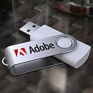 Custom USB Flash Drives Personalized 30+ Color Combos and Logo on 2-Sides - Assembled in USA - Grade A Memory - Deep Blue Body/Silver Swivel - 8GB [Pack of 100]
