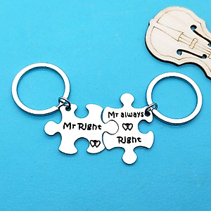 Gay Couple Gifts Keychain Gay Pride Gift Mr Right Mr always Right Keychain Set LGBT Gift Anniversary Keychain Valentines Day Gifts Christmas Birthday Gifts Gay Gift for Men