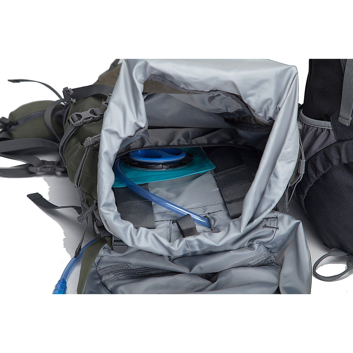 TERRA PEAK Backpacking Backpack Hiking Backpack 65L+20L khaki green