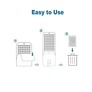 10 Pack Flying Insect Trap Refill Compatible with Mosalogic UVA Fly Insect Trap, Replacement Sticky Glue Cards for Kiwinurse UVLA1001 Plug-in Mosquito Killer Indoor