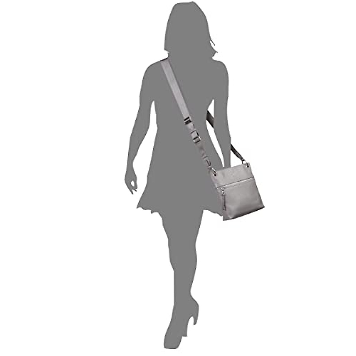 DKNY Gregorio Crossbody, Light Charcoal