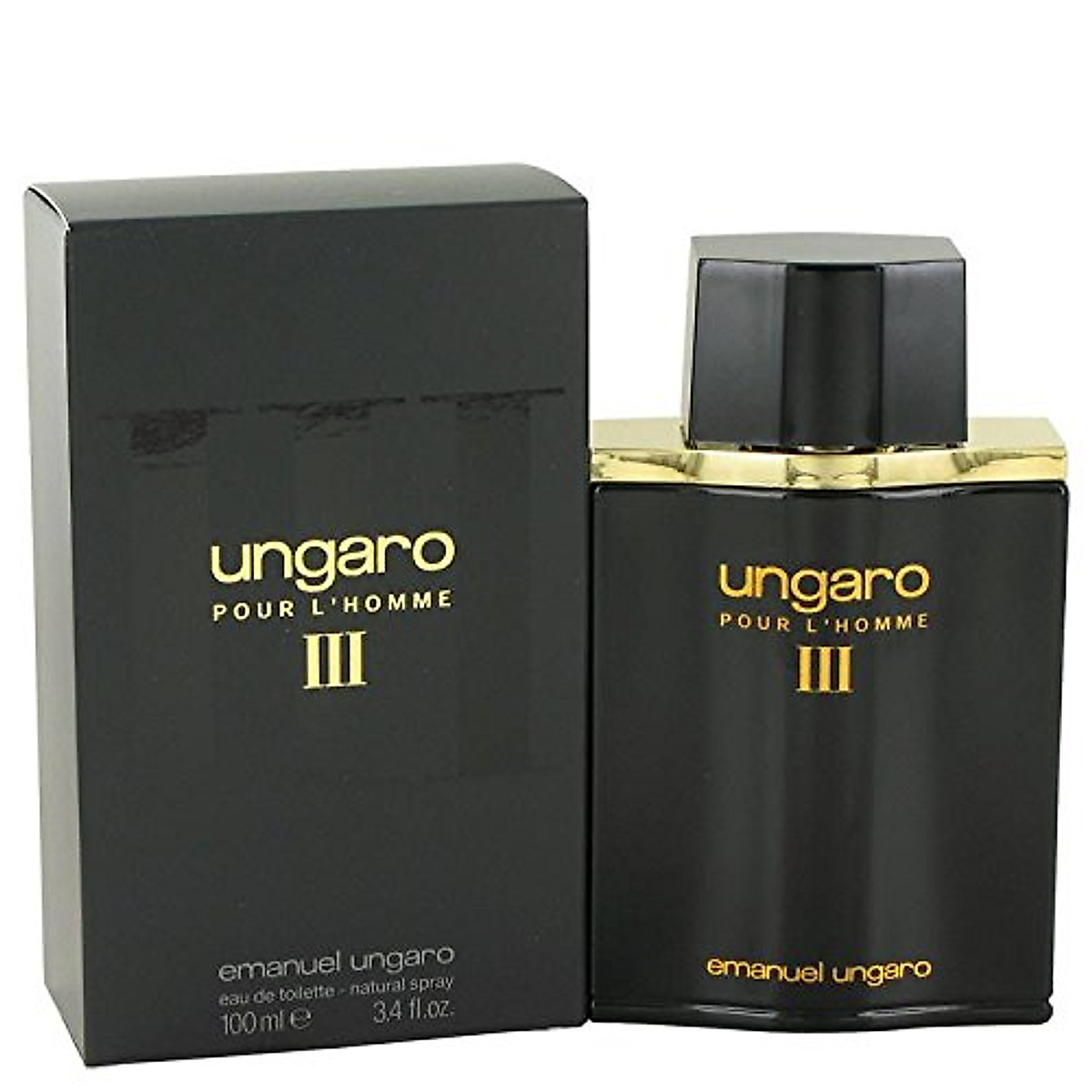 UNGARO III by Ungaro Eau De Toilette Spray (New Packaging) 3.4 oz for Men - 100% Authentic