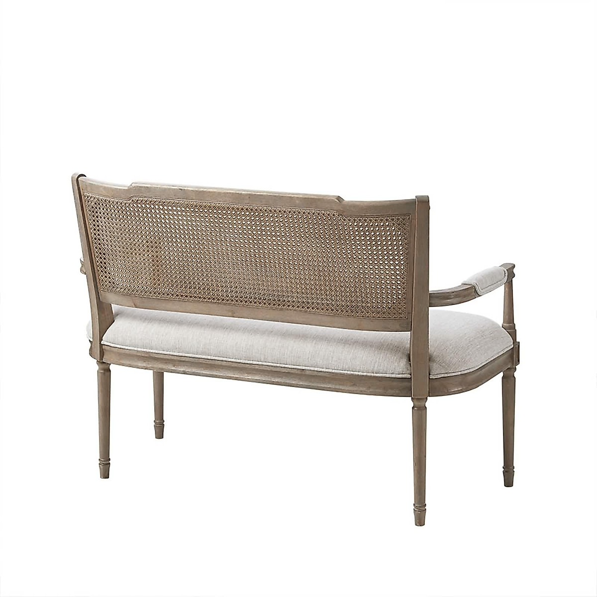 Dsnyu Solid Wood Arm Chair, Living Room Chair Modern Accent Seating Beige Comfy Home Furniture 25" Lx47.25 Wx35 H