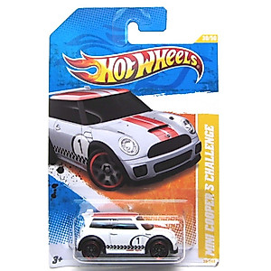2011 Hot Wheels New Models Mini Cooper S Challenge White #30/244