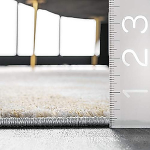 nuLOOM Cyn Abstract Runner Rug, 2' 6" x 10', Gold