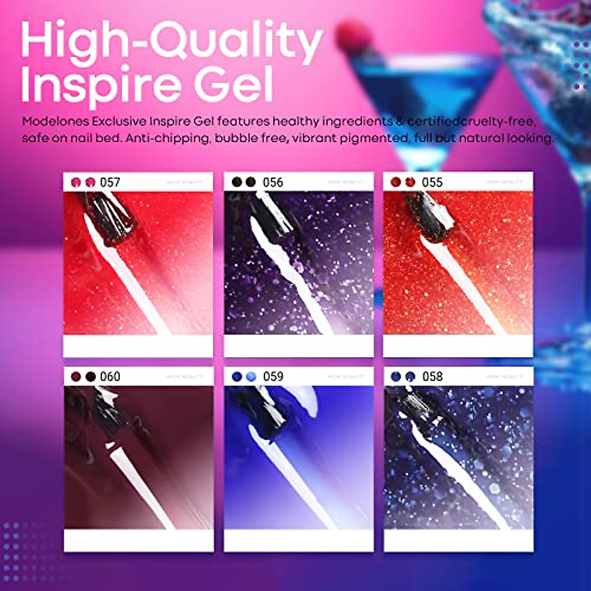 modelones Color Changing Gel Nail Polish - 6 Colors 10ml Pink Glitter Blue Purple Orange Mood Temperature Change Gel Polish Set Summer Soak Off Nail Polish DIY Home Salon LED Nail Art Manicure 2023