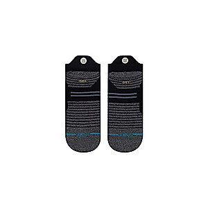 Stance Run Light Tab St Socks (Small, Black)