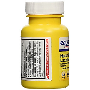 Equate Natural Vegetable Laxative, Sennosides 8.6 mg Tablets, 100-Count Bottle